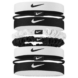 Nike - Haarband Flexibel(8er-Pack) (Schwarz/Wei&szlig;)