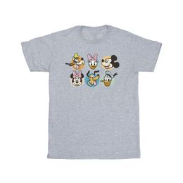 Disney - "Mickey Mouse and Friends" T-Shirt f&uuml;r Herren (Grau)