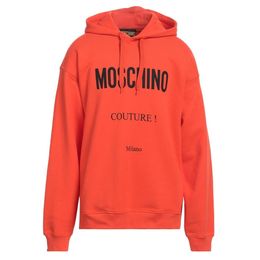 Orangefarbener Hoodie Von Moschino Couture Milano