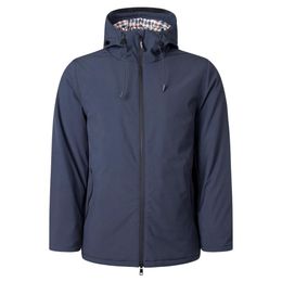 Aquascutum Active - Marineblaue Shell-Parkajacke mit mittlerer Gr&ouml;&szlig;e