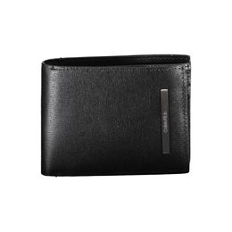 Calvin Klein Lederbrieftasche Schwarz