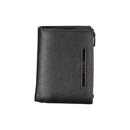Calvin Klein Rei&szlig;verschluss-Brieftasche aus Leder