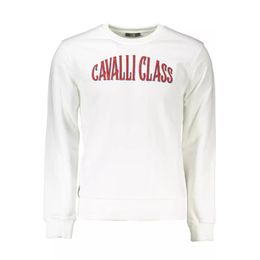 Cavalli Class Sweatshirt mit Rundhalsausschnitt und langen &Auml;rmeln