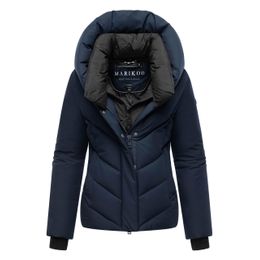 Marikoo Damen Wintersteppjacke Nadiraa mit 2-in-1-Design & Kapuze