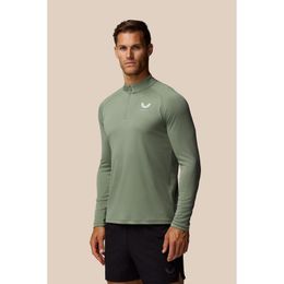 Castore Adapt Training 1/4 Zip Top Polyester Herren Blau Activewear T-Shirts