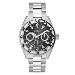 Guess Letterman Silber Herren Armbanduhr GW0904G1