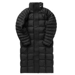 Schwarze, Lange Nike-jacke