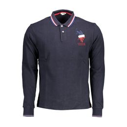 U.S. Polo Assn. Blauer Baumwoll Herren Poloshirt