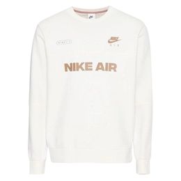 Wei&szlig;er Pullover &bdquo;Nike Air" Mit Gro&szlig;em Logo