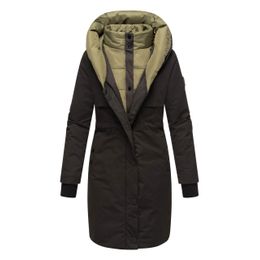 Navahoo Damen Winterjacke Snowelf &ndash; Leicht & Warm mit Magnetverschluss