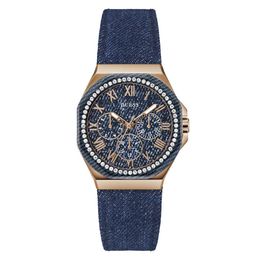 Guess Glaze Blau Damen Armbanduhr GW0753L5