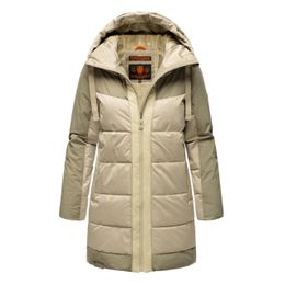 Navahoo Damen Winterjacke Samtk&auml;tzchen &ndash; Stylisch & Warm