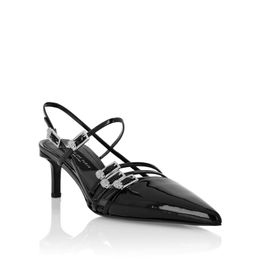 Philipp Plein Multi-Strap Mid-Heel Slingbacks 5