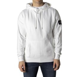 Calvin Klein Jeans Herren Sweatshirt Wei&szlig; 329981