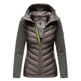 Navahoo Damen Steppjacke Nimm mich mit &ndash; Figurbetont, Stylisch & Bequem mit Kapuze