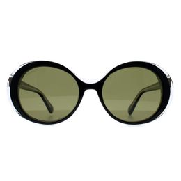 Serengeti Bacall SS541001 schwarz gl&Atilde;&curren;nzende transparente Schicht Mineral polarisiert 555nm photochrome Sonnenbrille