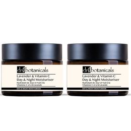 Dr. Botanicals Lavendel- & Vitamin C Tages- und Nachtcreme 50 ml x 2 Duo-Pack