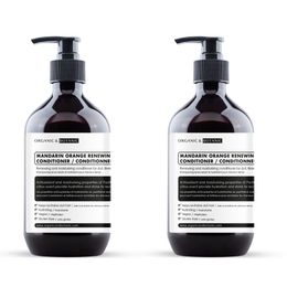 Organic & Botanic Bio & Botanisch Mandarin Orange Erneuerndes Shampoo 500ml x 2 Duo-Pack