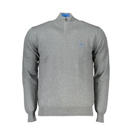 Harmont & Blaine Halbzipper Strickpullover Grau