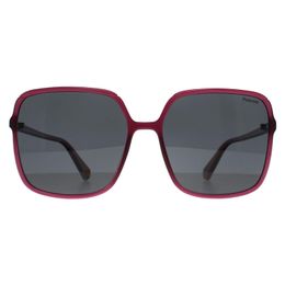 Polaroid PLD 6128/S MU1 M9 fuchsia rosa grau polarisierte Sonnenbrille