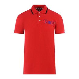 Aquascutum - "London 1851" Poloshirt f&uuml;r Herren/Damen Unisex (Rot)