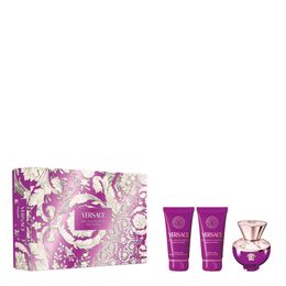 Versace Dylan Purple Eau de Parfum 50ml Geschenkeset mit Duschgel & K&ouml;rperlotion