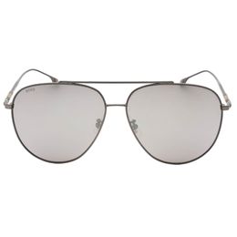 HUGO BOSS - Sonnenbrille in mattem Rutheniumsilber