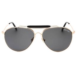 Tom Ford Raphael-02 Sonnenbrille in gl&auml;nzendem Ros&eacute;gold