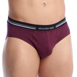 Atmungsaktiver Herren-Slip mit anatomischer Vorderseite aus Stoff A077H