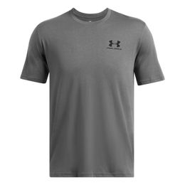 Under Armour - "Sportstyle" T-Shirt f&uuml;r Herren kurz&auml;rmlig (Burgfelsengrau/Schwarz)