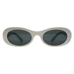 Miu Miu MU06ZS 1425S0 wei&Atilde;&Yuml; elfenbein dunkelgrau Sonnenbrille