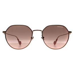 Moncler ML0156-K 28U gl&Atilde;&curren;nzend rose gold rosa braun Sonnenbrille