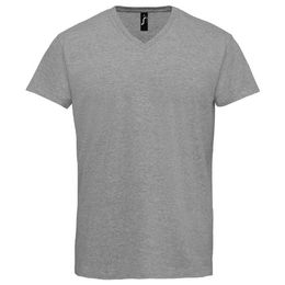 SOLS - "Imperial" T-Shirt V-Ausschnitt f&uuml;r Herren/Damen Unisex (Grau meliert)