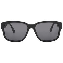 Calvin Klein - Rechteckig-Sonnenbrille f&uuml;r Herren (Schwarz/Grau)
