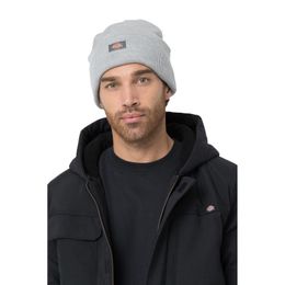 Dickies Acryl Beanie-M&uuml;tze f&uuml;r Unisex-Erwachsene in Grau mit Umschlag