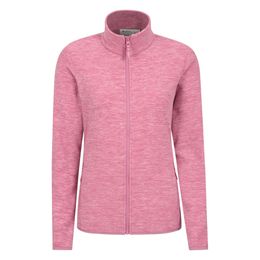 Mountain Warehouse Damen/Damen Snowdon II Melange Full Zip Fleece Jacke (Rosa)