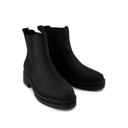 Toms Shoes TOMS Bennet Leder Damen Schwarze Stiefel
