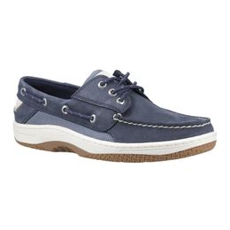 Sperry Billfish 3-Augen-Leder-Herrenbootsschuhe in Marineblau