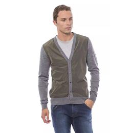 Verri Strick-Cardigan Zweifarbiges Design