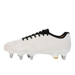 Canterbury - "Stampede Team" Fu&szlig;ballschuhe f&uuml;r weichen Boden f&uuml;r Herren/Damen Unisex (Wei&szlig;)
