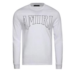 Amiri - Lang&auml;rmliges wei&szlig;es T-Shirt mit Sonnenlogo