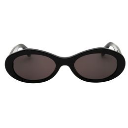 Off-White - Schwarze Ovale Sonnenbrille &bdquo;edison"