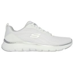 Skechers - Damen Sneaker "Flex Appeal 5.0 Uptake", Kontrast (Wei&szlig;/Silber)