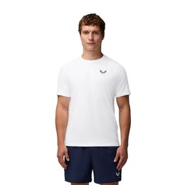Castore Adapt Trainings-T-Shirt Polyester Herren Wei&szlig; Sport-T-Shirts