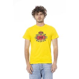 Cavalli Class T-Shirt Gelbes Wappen Ca24335