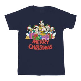 Disney - "Mickey Mouse and Friends" T-Shirt f&uuml;r Herren (Marineblau)