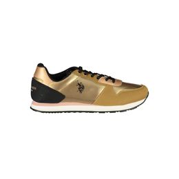 U.S. Polo Assn. Metallische Lowtop Sneakers Ros&eacute;gold-Stil