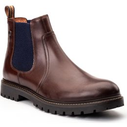 Base London Zinc Leder Herren Stiefel Braun