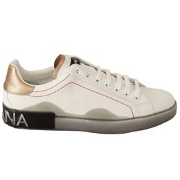 Dolce & Gabbana Portofino Leder Sneakers Cs1759