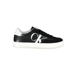 Calvin Klein Herren Ck Logo Leder Sneakers Niedrig